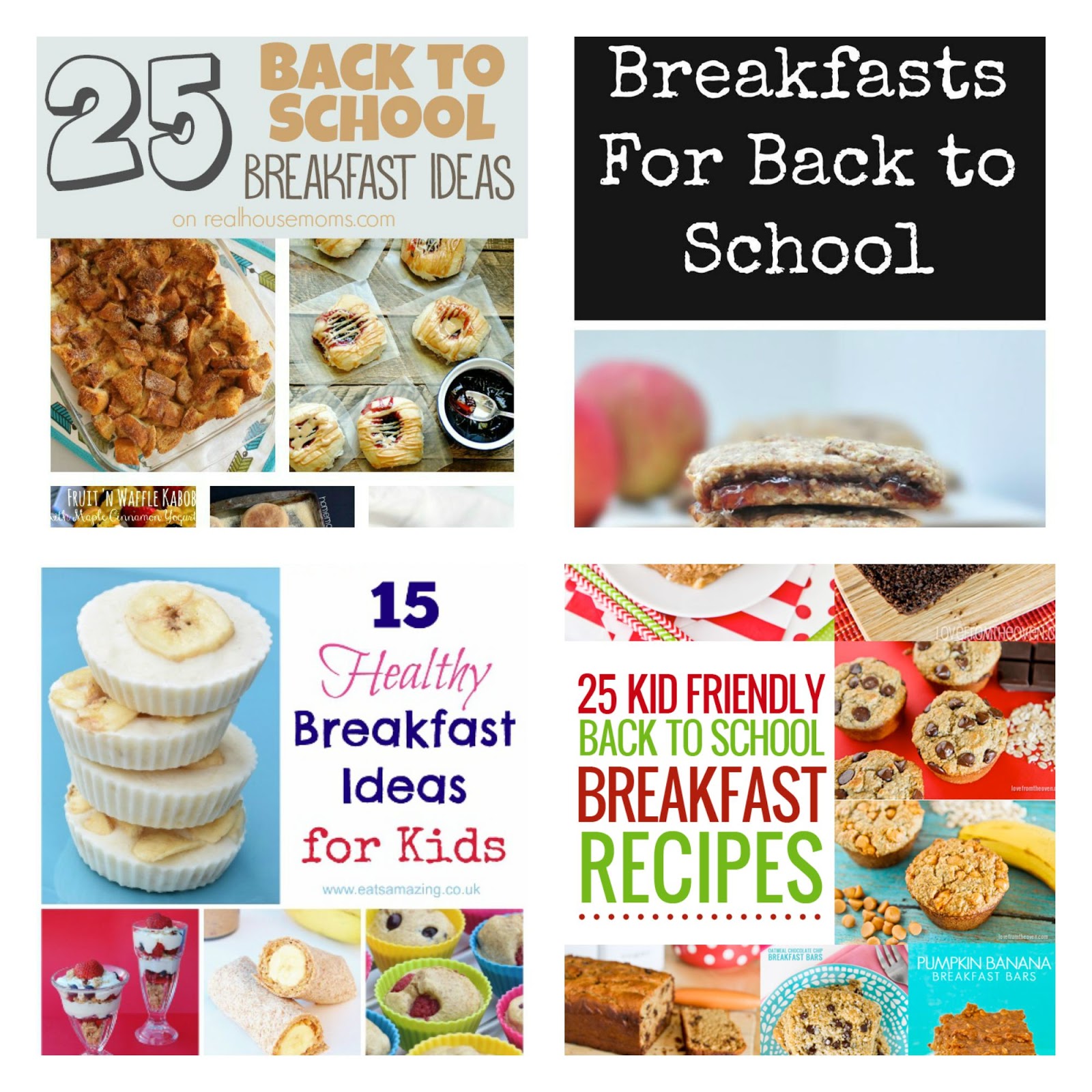 Organizing Plus 123: Back-to-School Series: Meal Planning [Breakfast ...