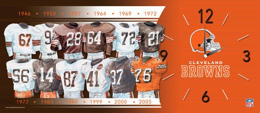 The Cleveland Browns and their colorful uniform history – a video ...