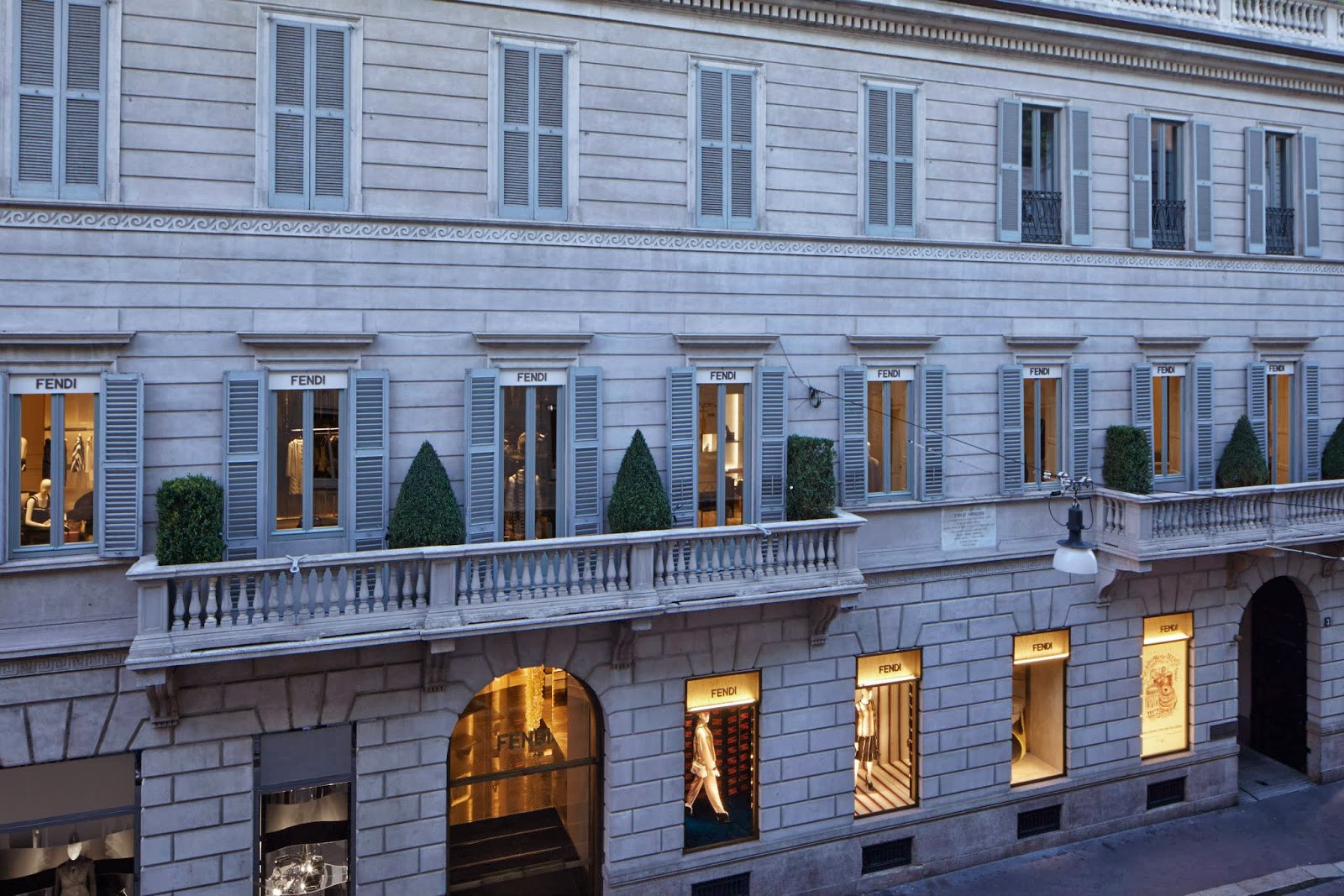 Fendi Boutique Opening In Milan - Fashion Trends