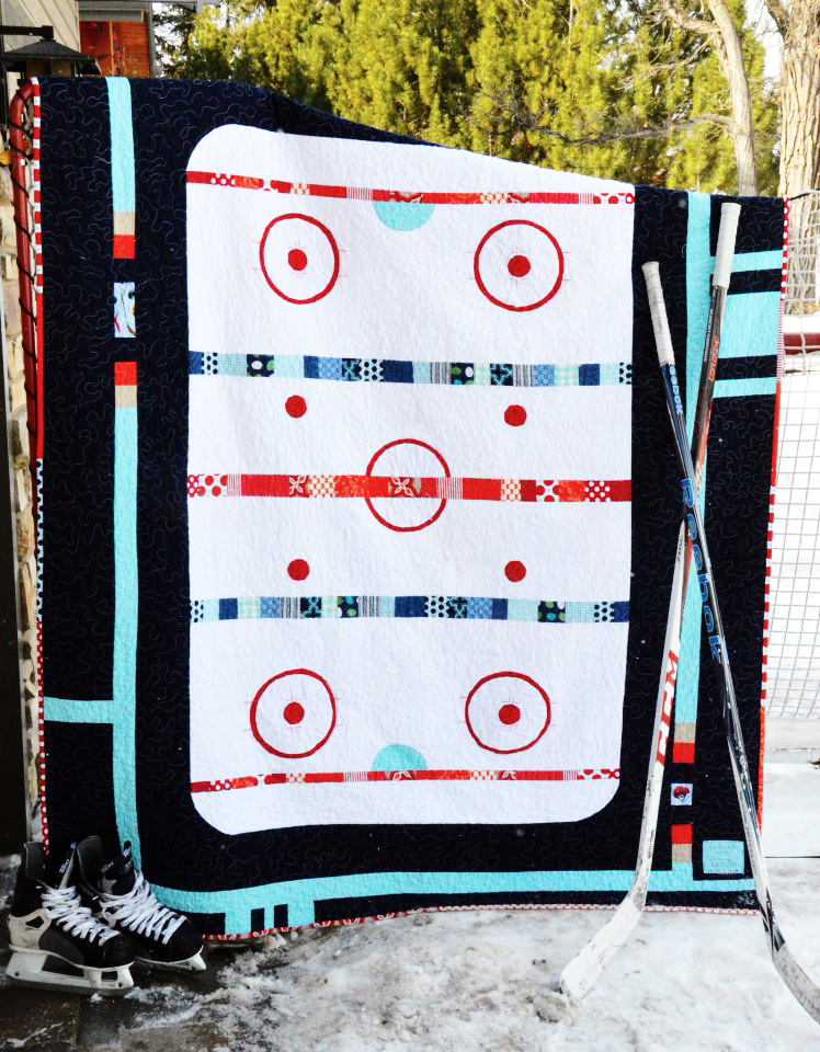ocd: obsessive crafting disorder: Hockey Quilt Pattern is here!!!