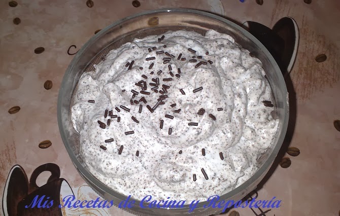 Mis recetas de cocina y repostería: Mousse de Oreo