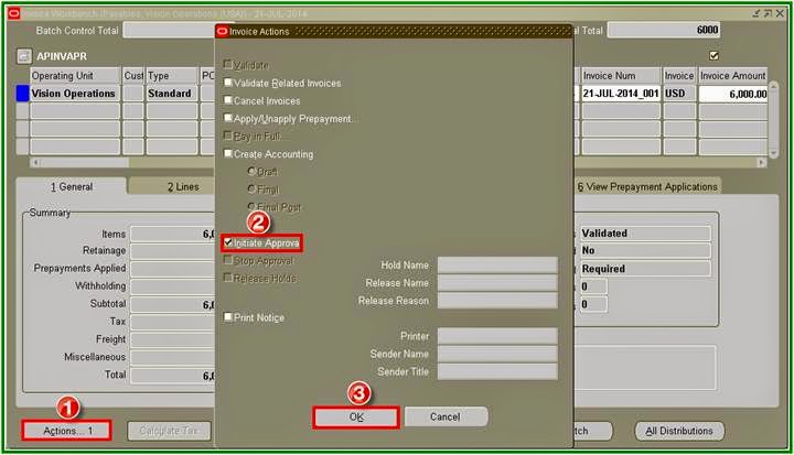 Oracle Applications: Oracle Payables Invoice Approvals Workflow