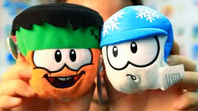 Club Penguin Dragon Fire: Puffles de Pelucia Club Penguin!