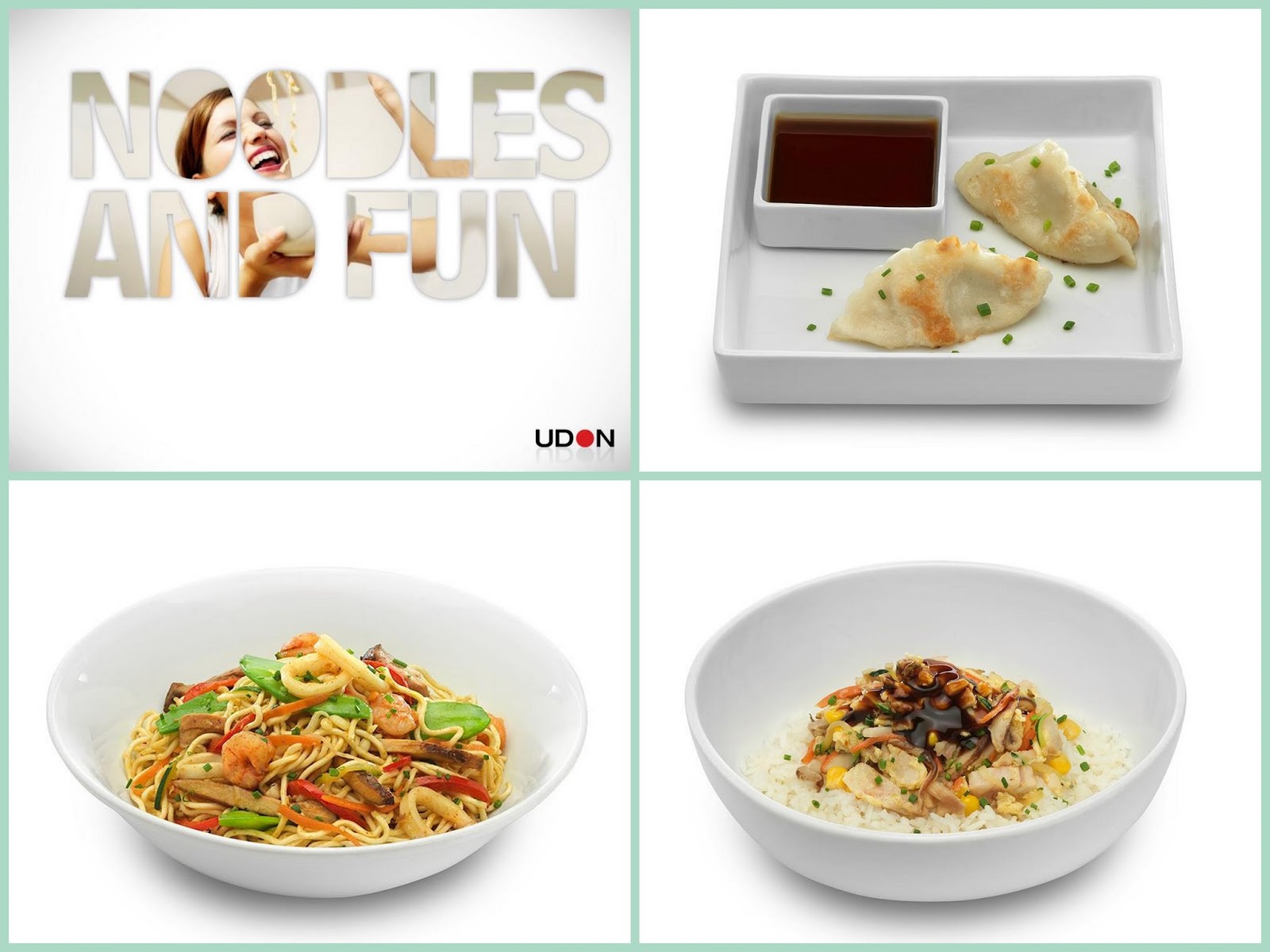 Udon Especialistas En Noodles Saltando En La Cama