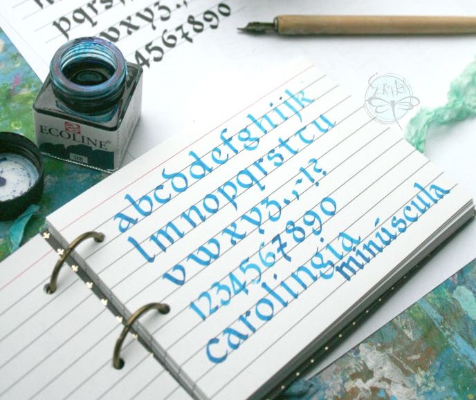 Scraptella: Mi libreta de Caligrafía