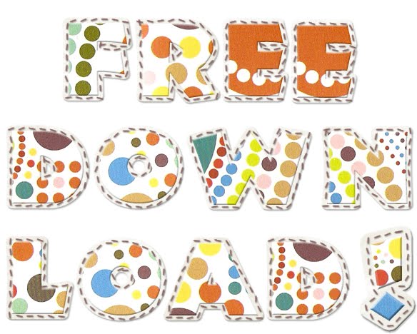 This is a Project: Free Scrapbook Letters Download!