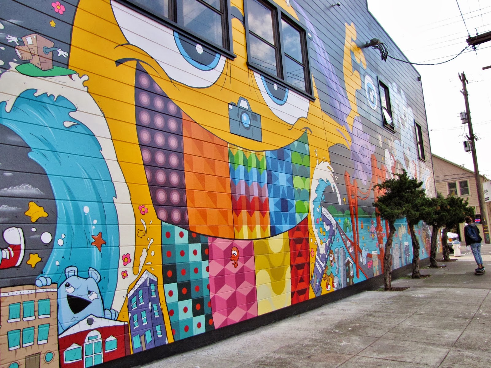 Bay Area Arts: "Picturesoteric" mural by San Francisco artist Sirron Norris