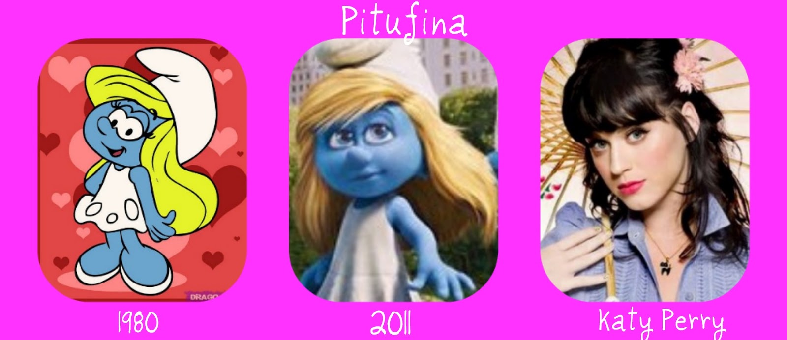 Diario de Placeres: Somos los pitufos .......larilara pitufos ...