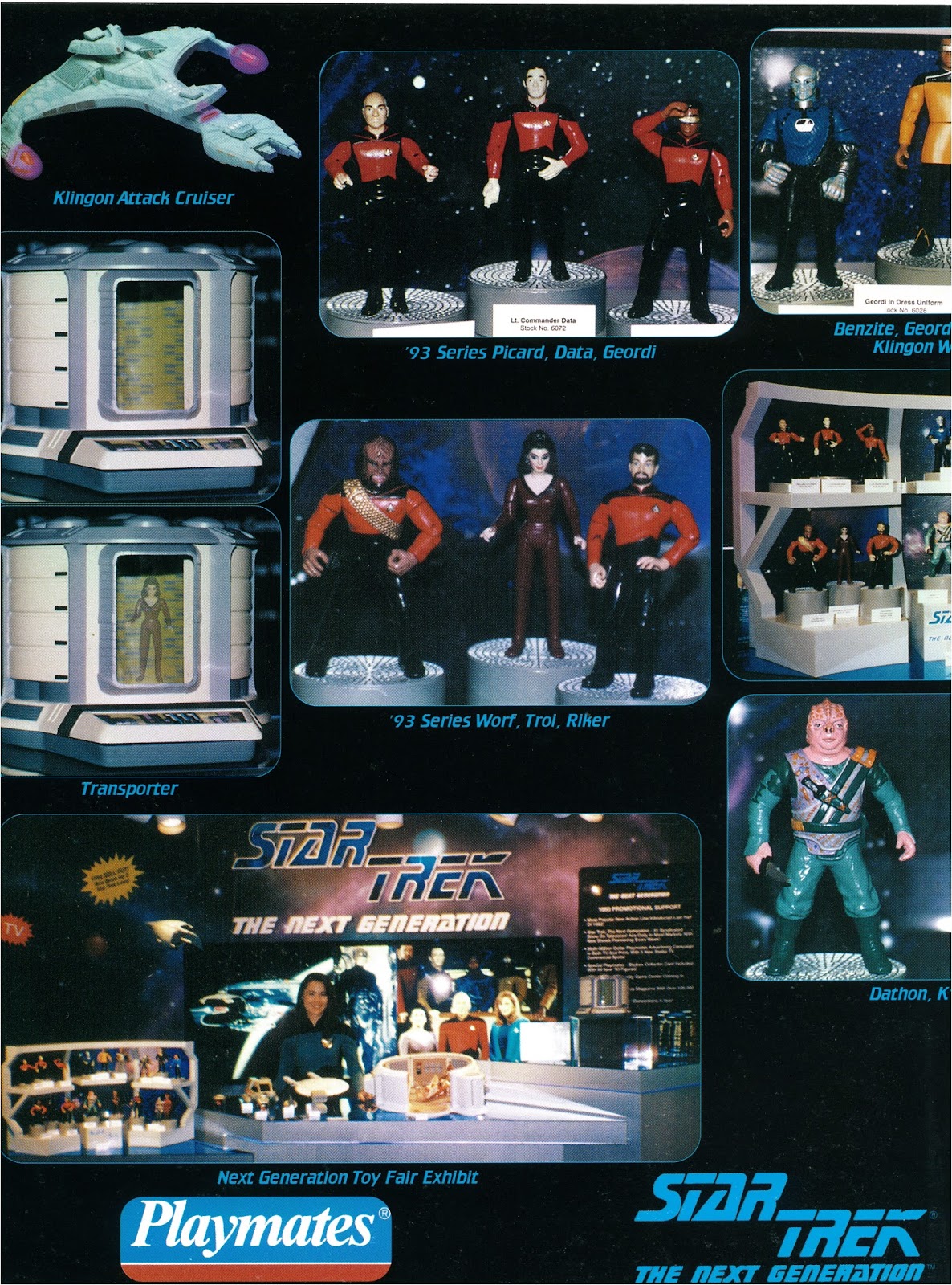 UP CLOSE & PLASTIC: Star Trek Playmates Toys at Toy Fair 1993