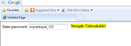 Talk In Computer Language Password Strength Maker Using Ajax In Aspnet