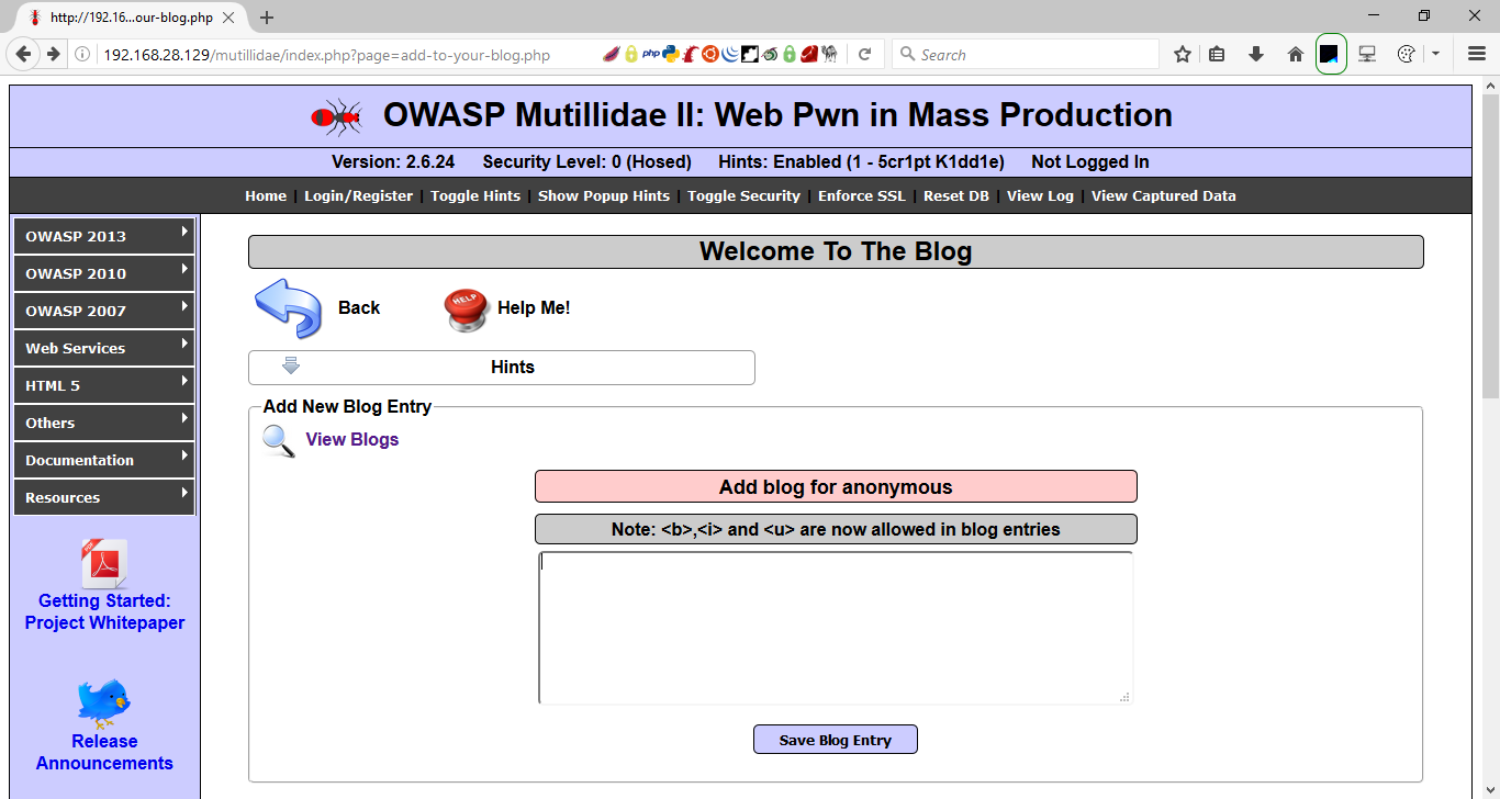 Html Injection