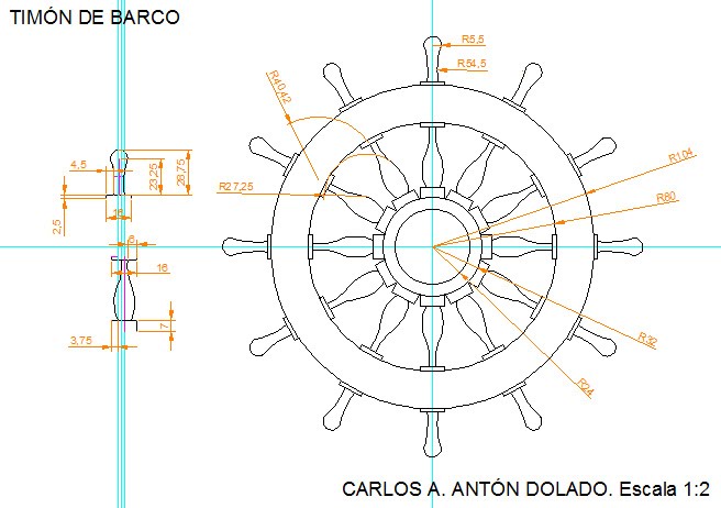 Reno Diseño Industrial: Timón de barco