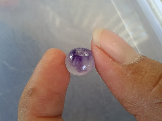 batu mulia: BATU KECUNG UNGU KRISTAL