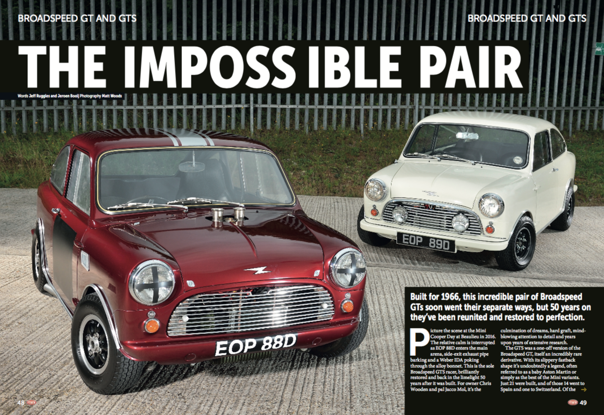 Maximum Mini: Mini Magazine features Broadspeeds