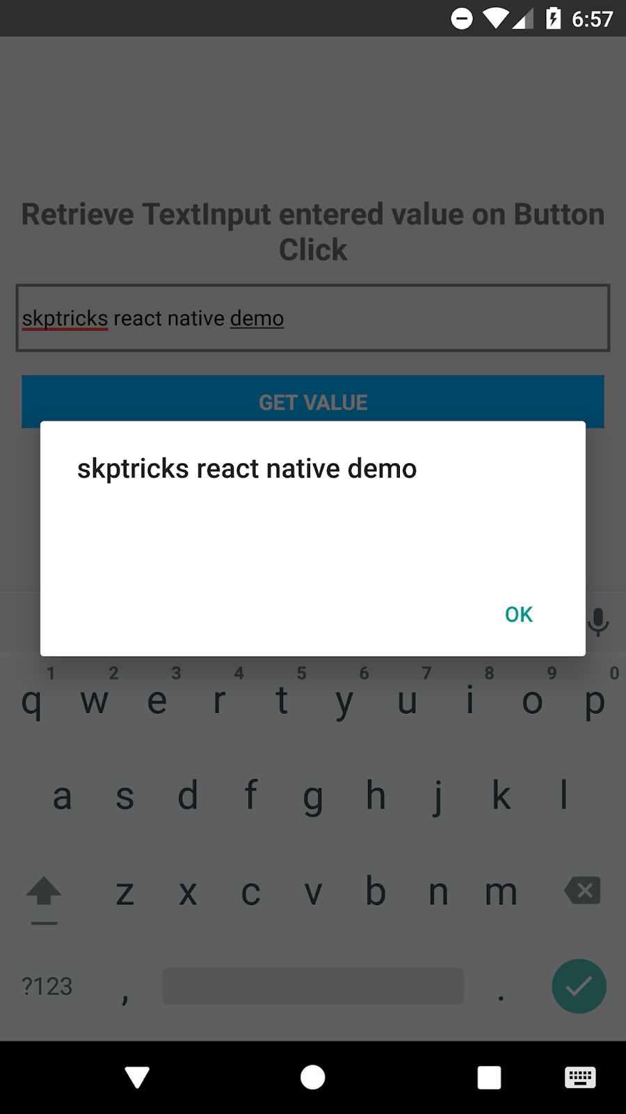 Retrieve TextInput entered value on Button Click onPress in React ... Retrieve TextInput entered value on Button Click onPress in React ...