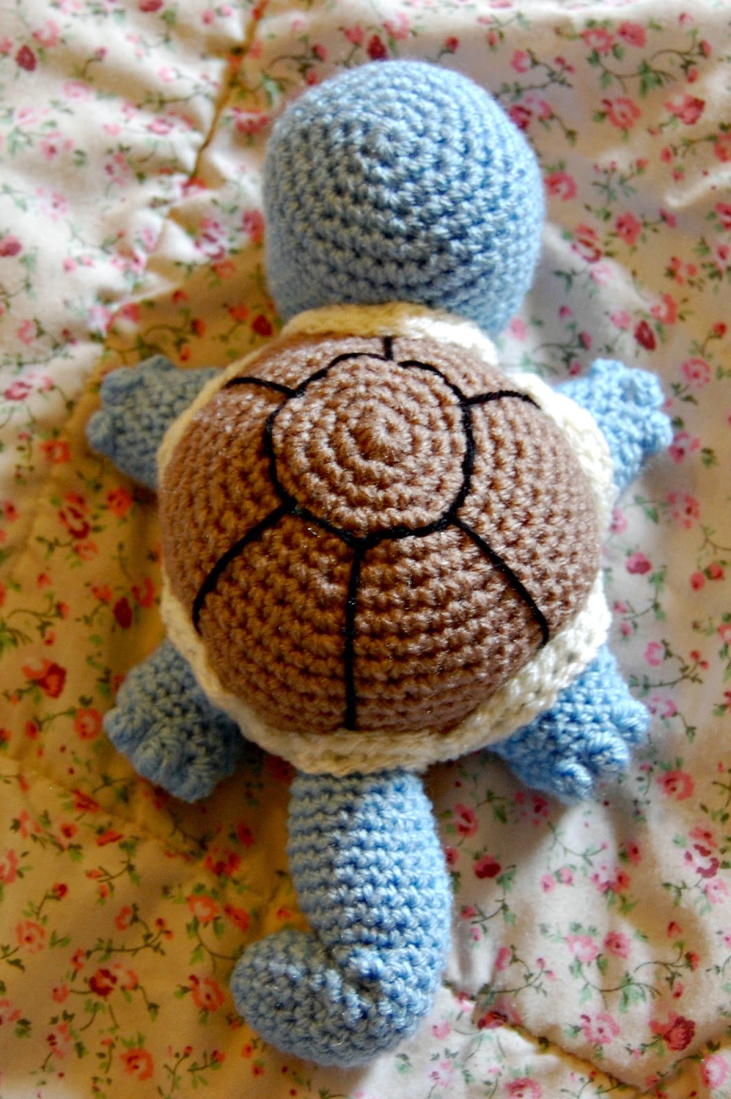 the geeky knitter: fo: crochet baby squirtle
