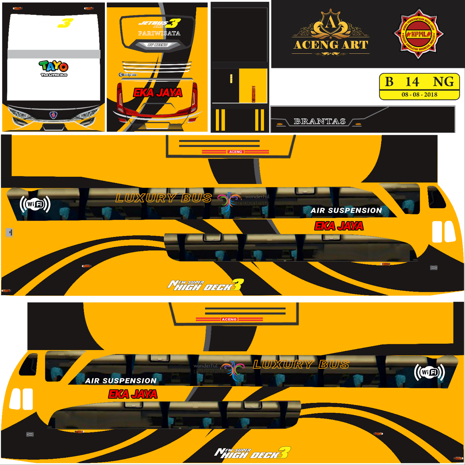 Kumpulan Livery Bus Simulator Indonesia Terbaru dan Terlengkap - Mod ...