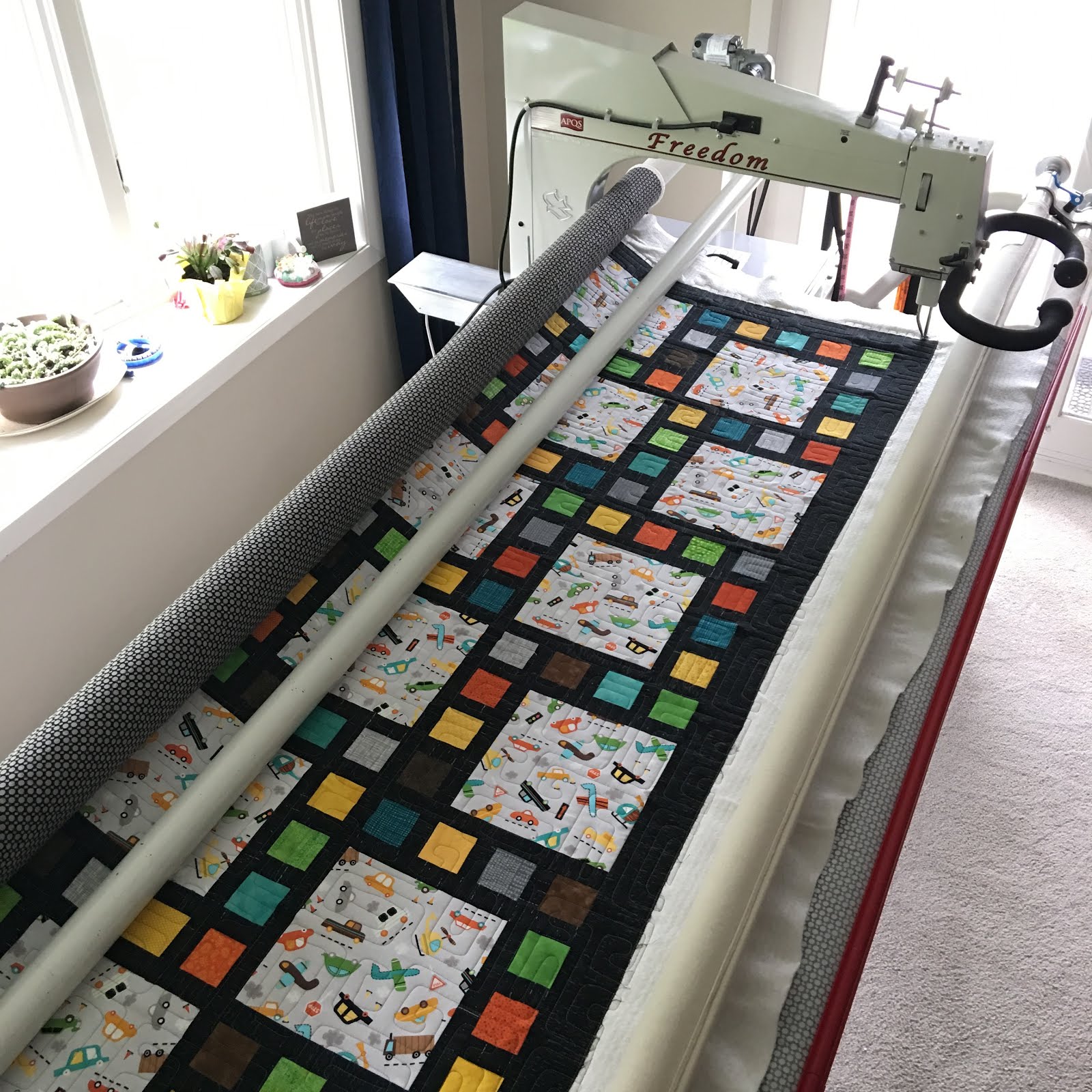 Grace and Peace Quilting: ️ A Transportation Quilt 🚚