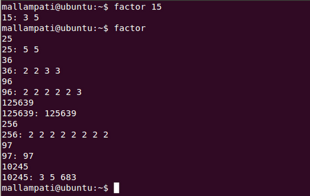 Sai Ravi Kiran - Technology World: Linux terminal - Mathematics