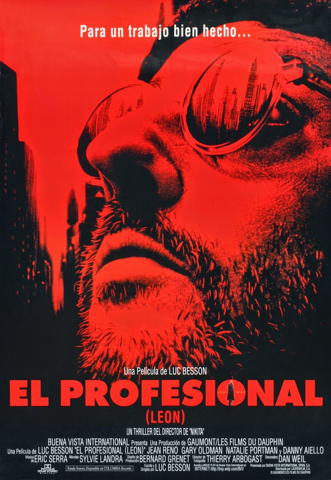 EL PROFESIONAL - Spanish Poster | Luc besson, Jean reno, Léon the ...