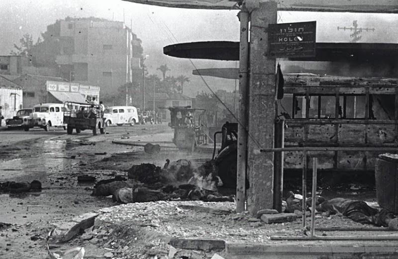 Egyptian air raid on Tel Aviv, May 1948