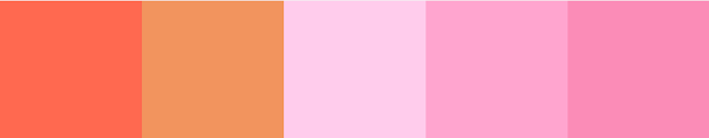 {Oh, So Darling}: Color Palette: Bubblegum+Tangerine
