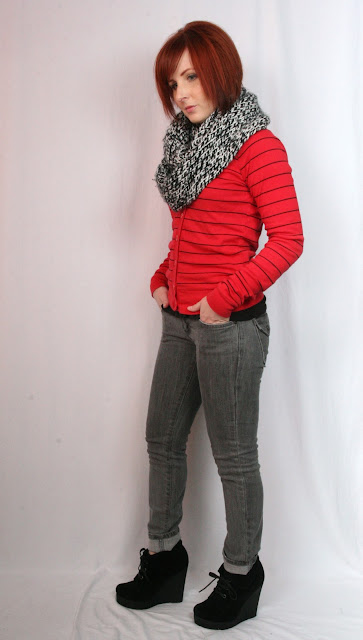 Thrift and Shout: Cute Outfit of the Day: Red in Red