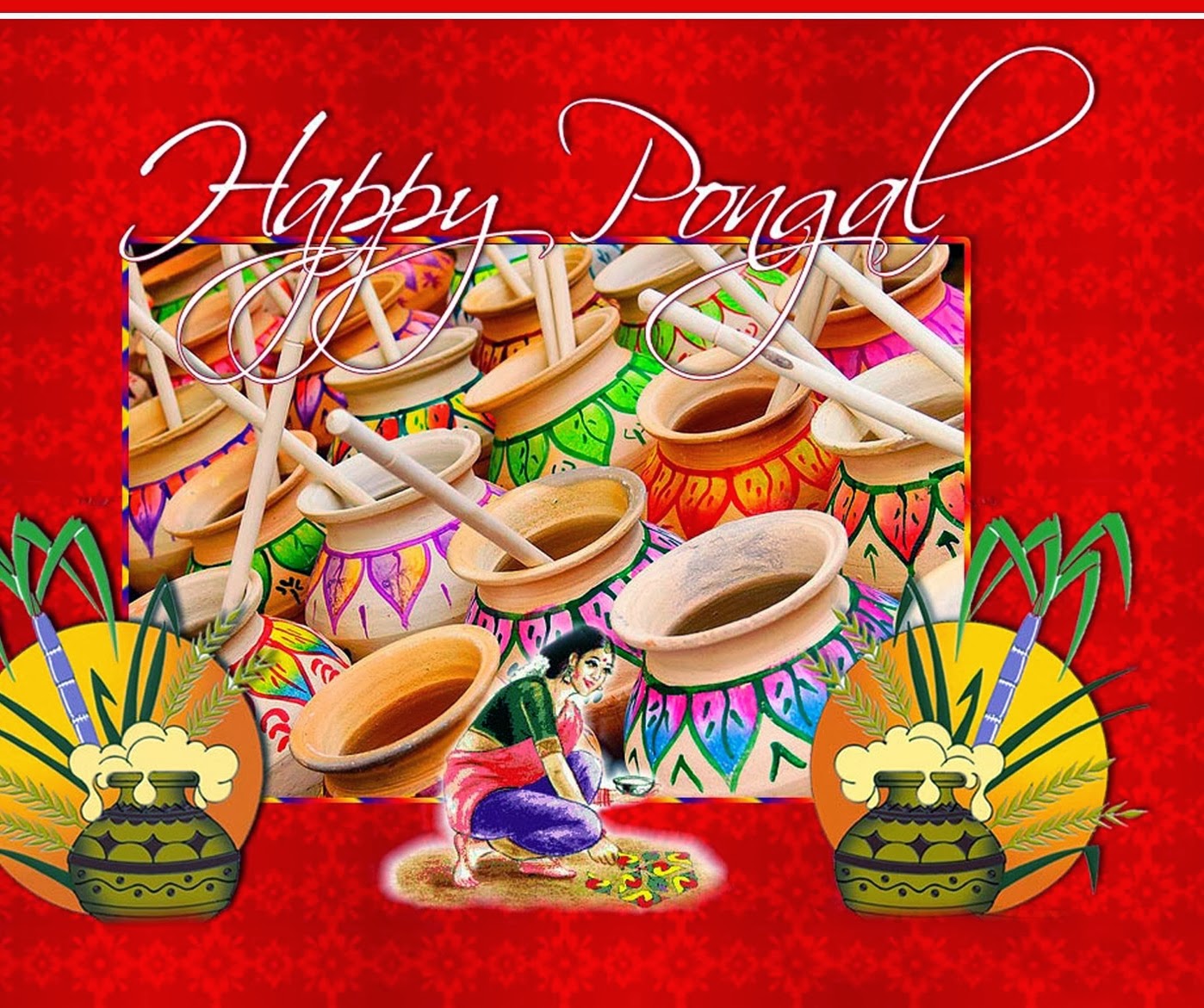 Happy Pongal Day Wishes,Greeting Cards,SMS Messages - Pongal Greetings ...