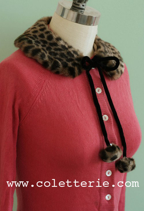 The Vintage Pattern Files: 1950's Sewing - Peter Pan Faux Fur Collar