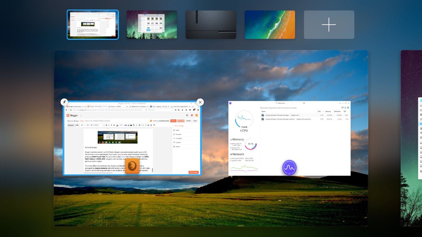 Quick Look to Deepin Desktop on Manjaro