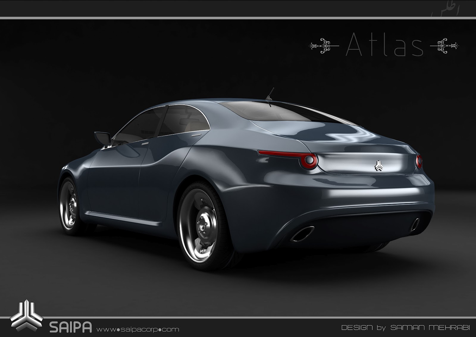 My Conceptual Car Designs: Saipa Atlas