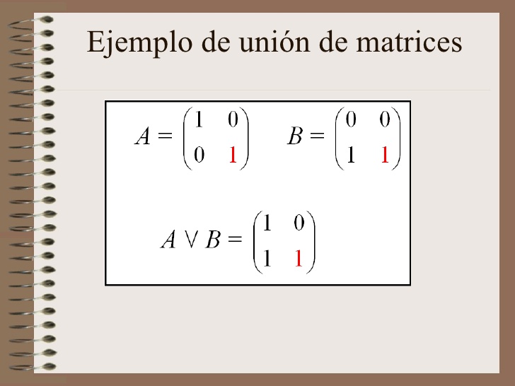 Matrices: Matrices Booleanas