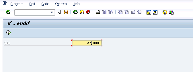 SAP TECH: If … endif