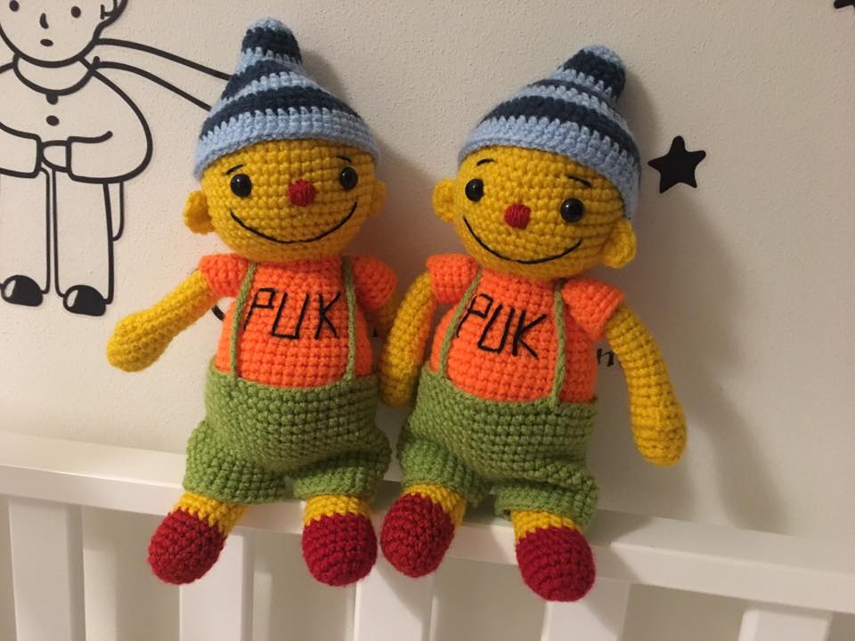 Avontuur met een haaknaald..Gehaakte knuffels en nog meer!: Gehaakte Puk!