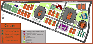 Roland GARROS: Plan du site