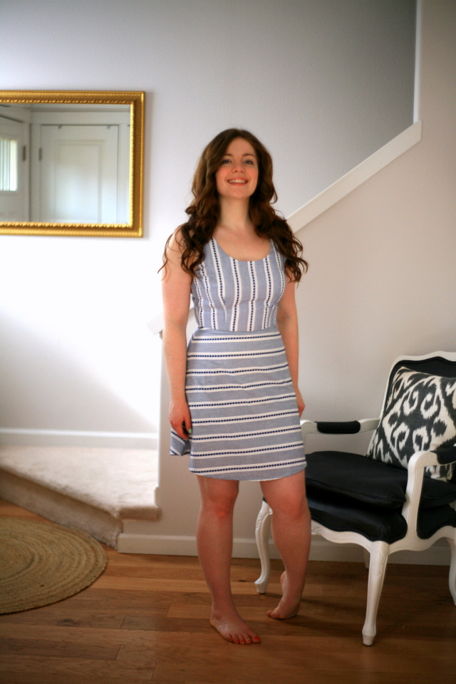 DIY cutout back dress tutorial - use your favorite pattern! / Create ...