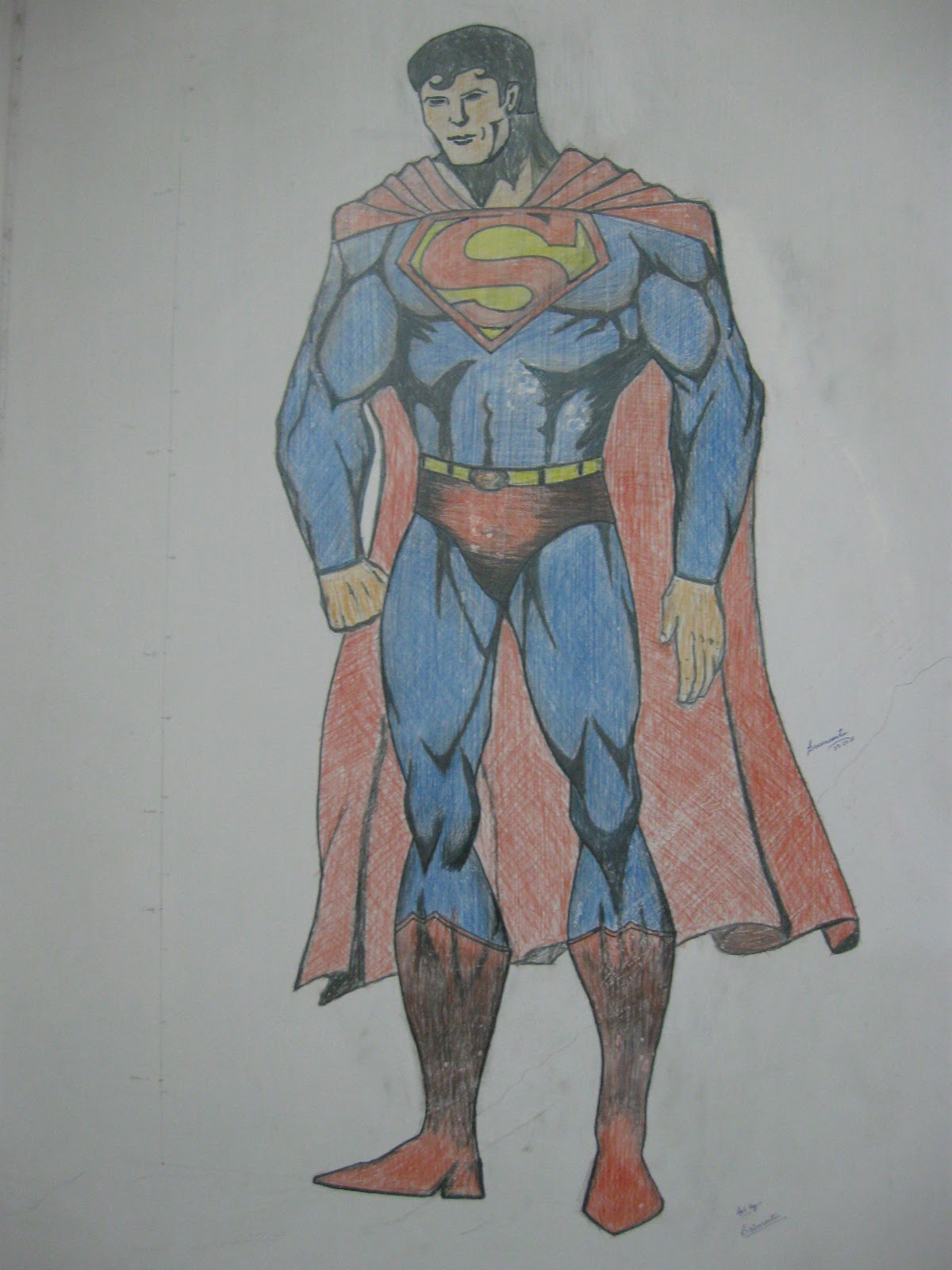 SRIMANT'S SKETCHBOOK: Superman with Tom and Jerry