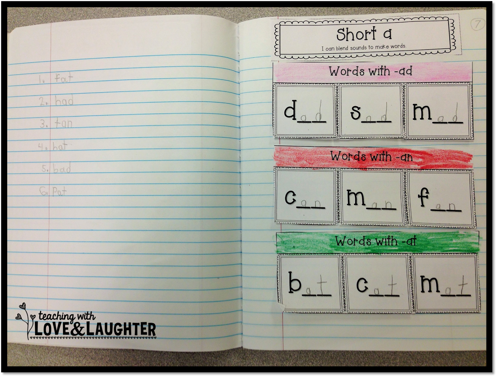 Teaching With Love and Laughter: Interactive Notebooks for Little ...