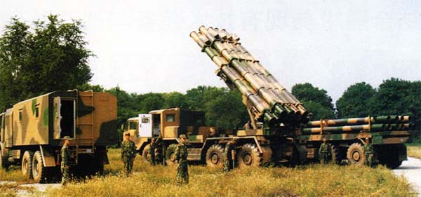 Desarrollo y Defensa: Lanzacohetes múltiples (MRLS) A-100 de 300 mm (China)