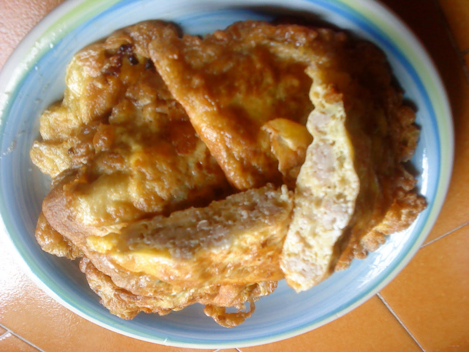 Cooking Pleasure: Fried Omelette With Minced Meat