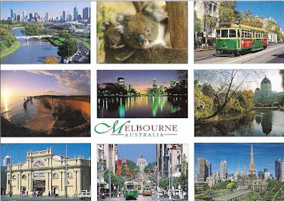 Travels with postcards around the world: MELBOURNE