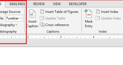Citasi (2) : Penggunaan Menu References Pada Microsoft Word 2007