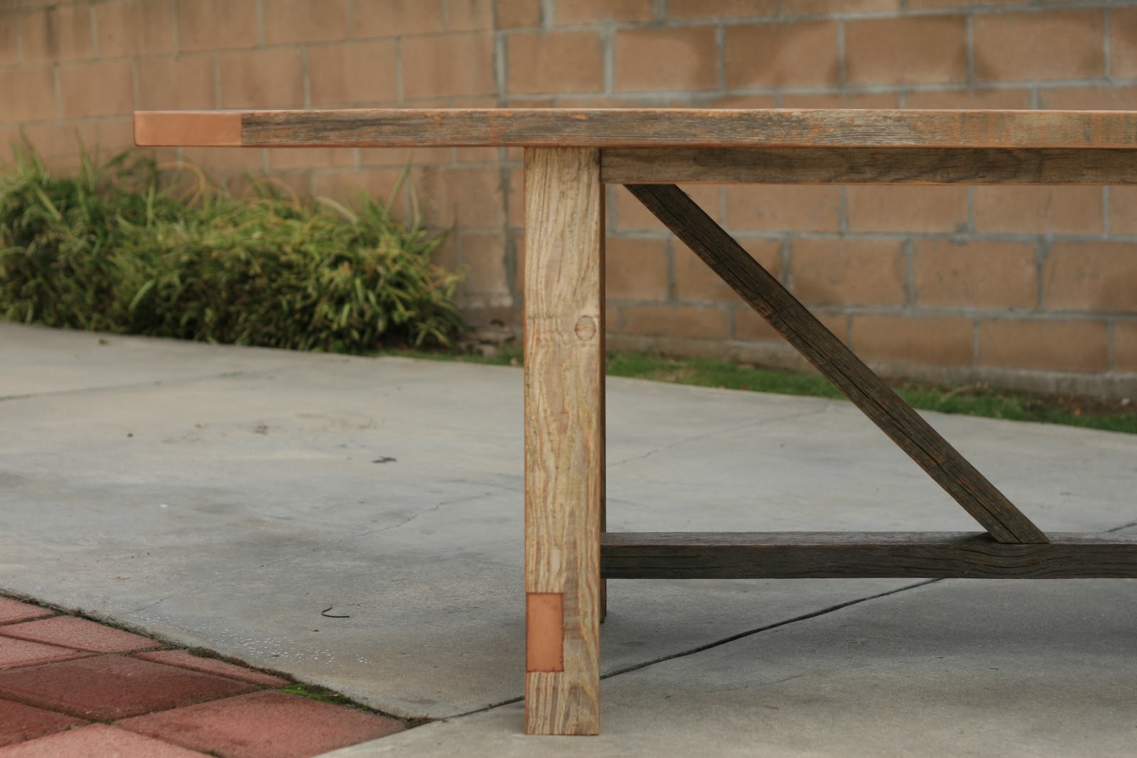 Arbor Exchange | Reclaimed Wood Furniture: 12 Foot Outdoor Trestle ...