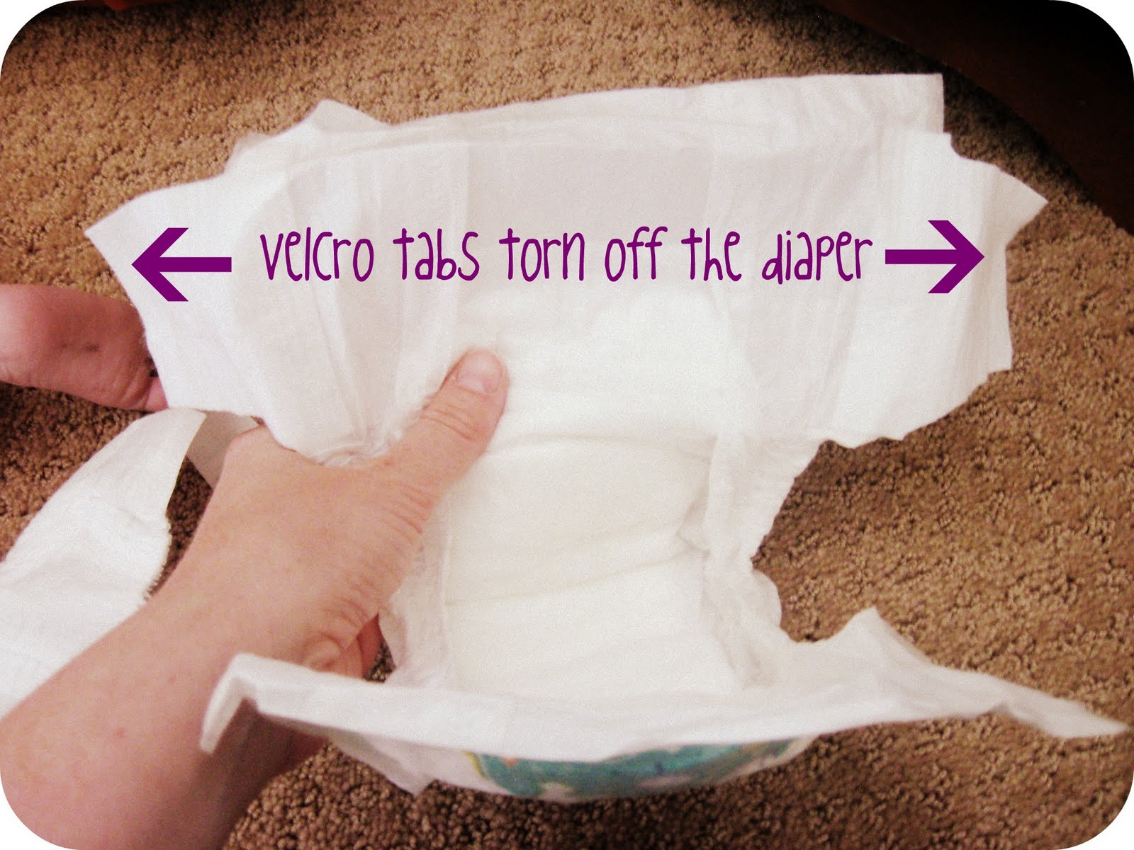 my kids eat off the floor: tutorial: diapering a {spica cast baby}