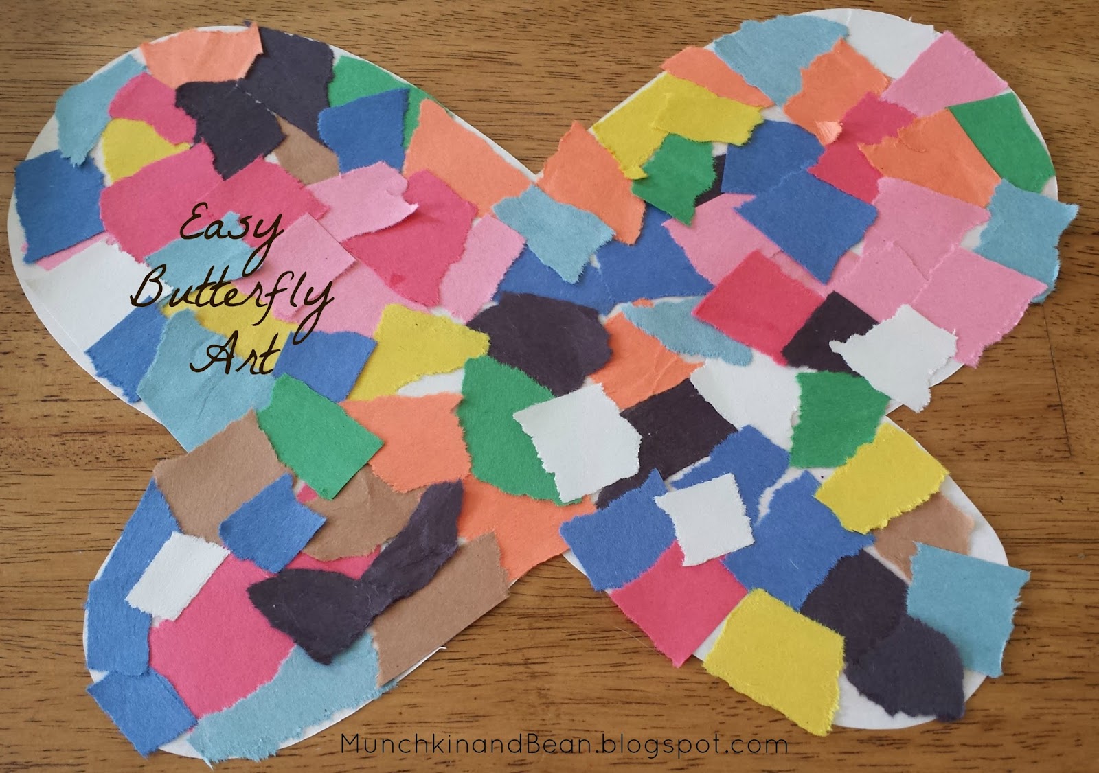 Munchkin and Bean: Easy Butterfly Art