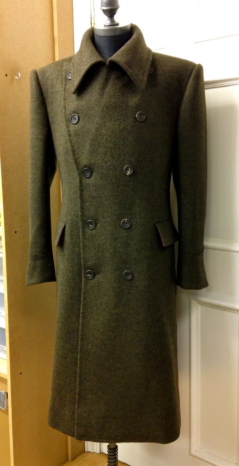 DAVIDE TAUB: Gieves & Hawkes Bespoke Great Coat in Double-Faced Wool ...
