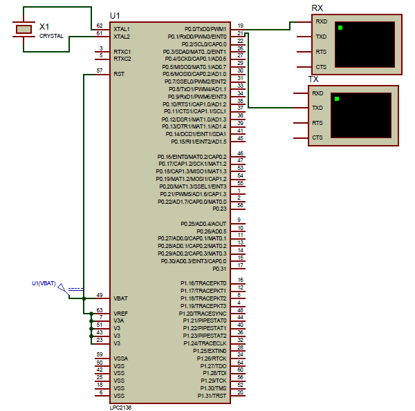 Code Bloges: Serial Uart Communication in ARM Microcontroller (LPC2148) Code Bloges: Serial Uart Communication in ARM Microcontroller (LPC2148)