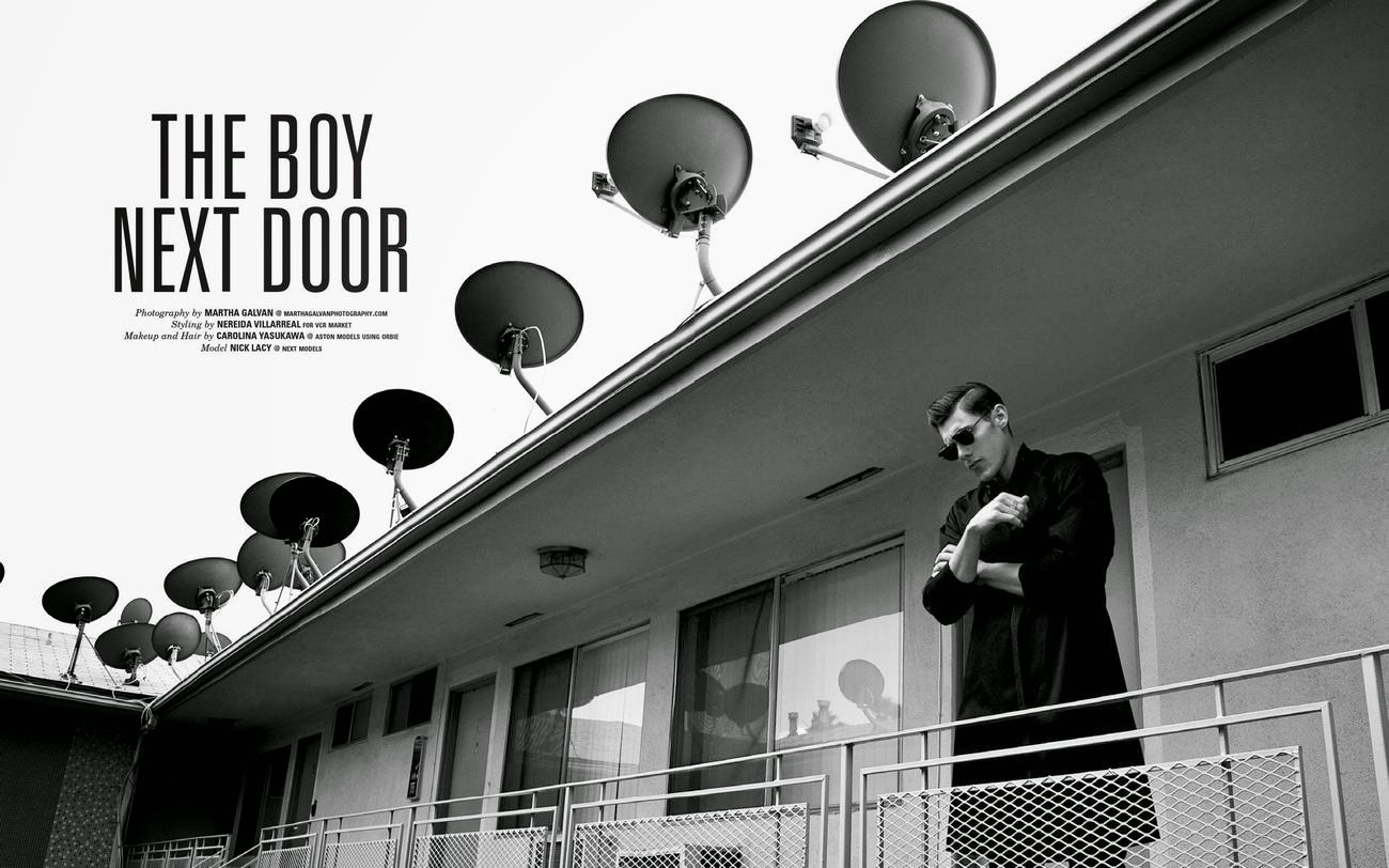 ‘The Boy Next Door’: Nick Lacy para Papercut Magazine ‘Radiate’ Issue