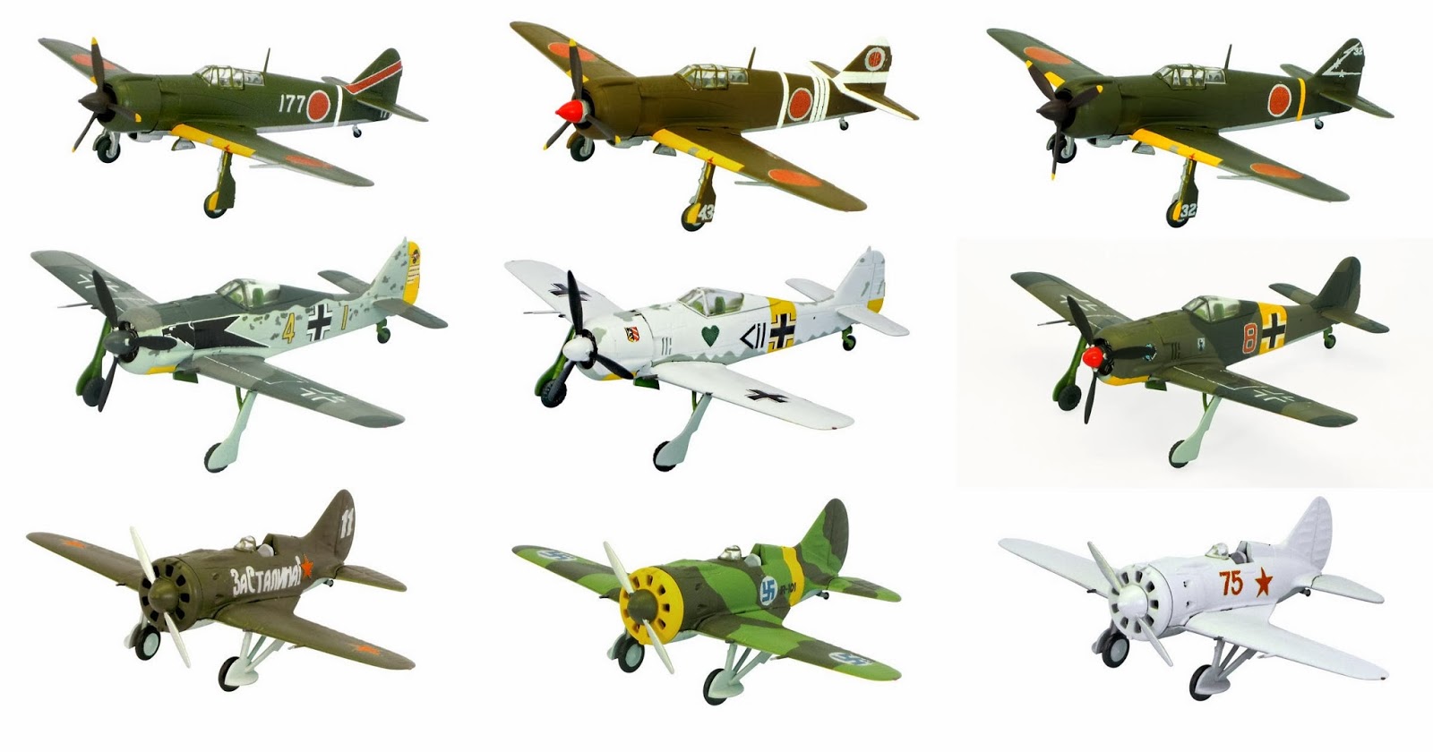 Kampfgruppe 1/144: F-Toys Wing Kit Collection Vol.13 - F-Toys