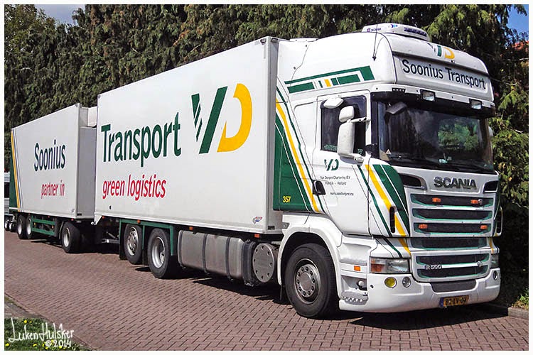 SCANIA: Scania R500 V8 Soonius Transport - Van Dongen